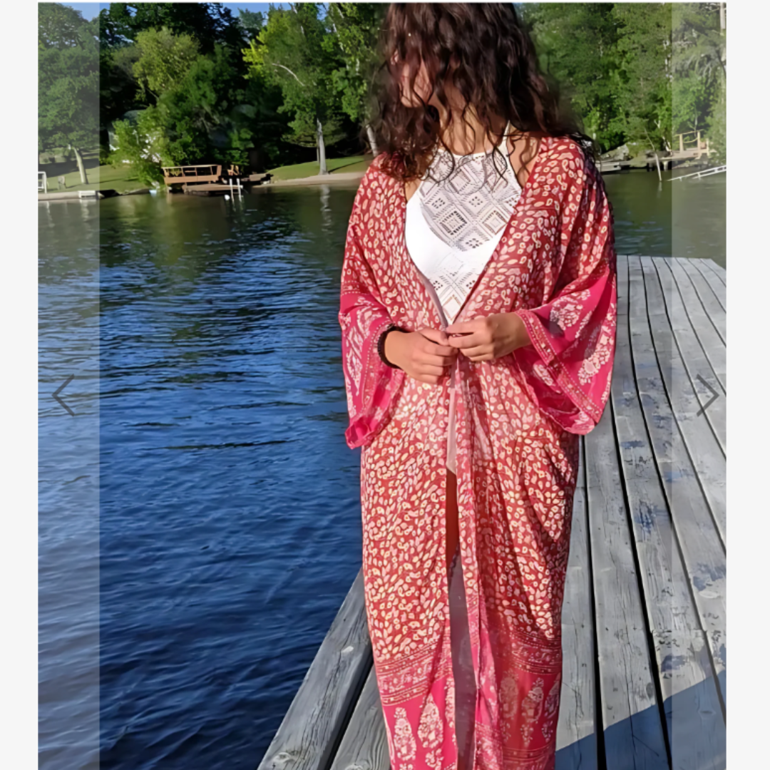 Sheer Insect Repelling Getaway Kimono – Northern Roots Boutique